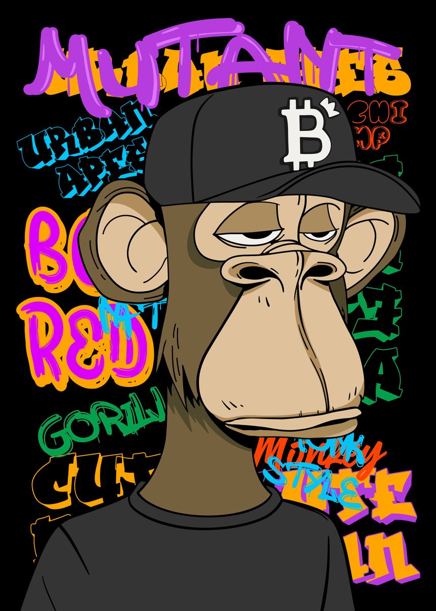 'Funny and cute mutant' Poster, picture, metal print, paint by Magic ...