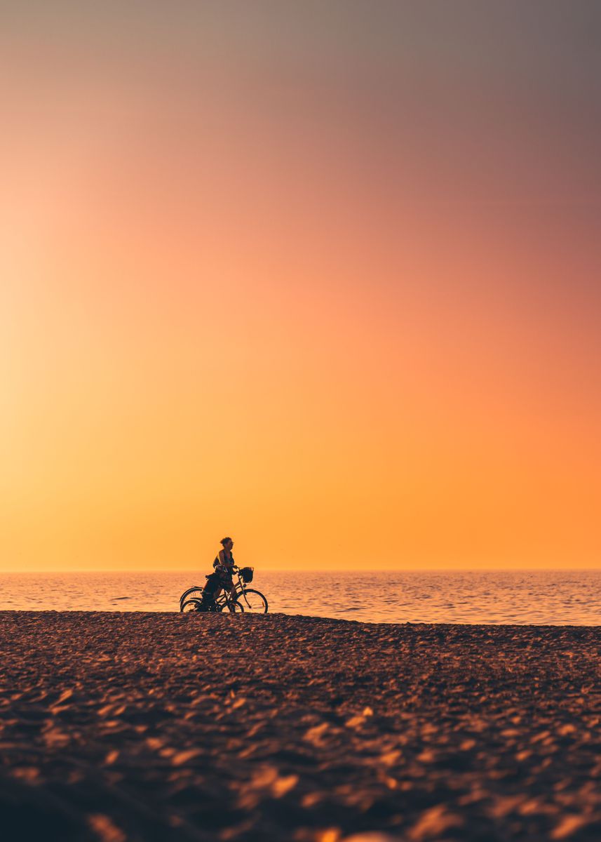 'The biker' Poster, picture, metal print, paint by Adam Stolarczyk ...