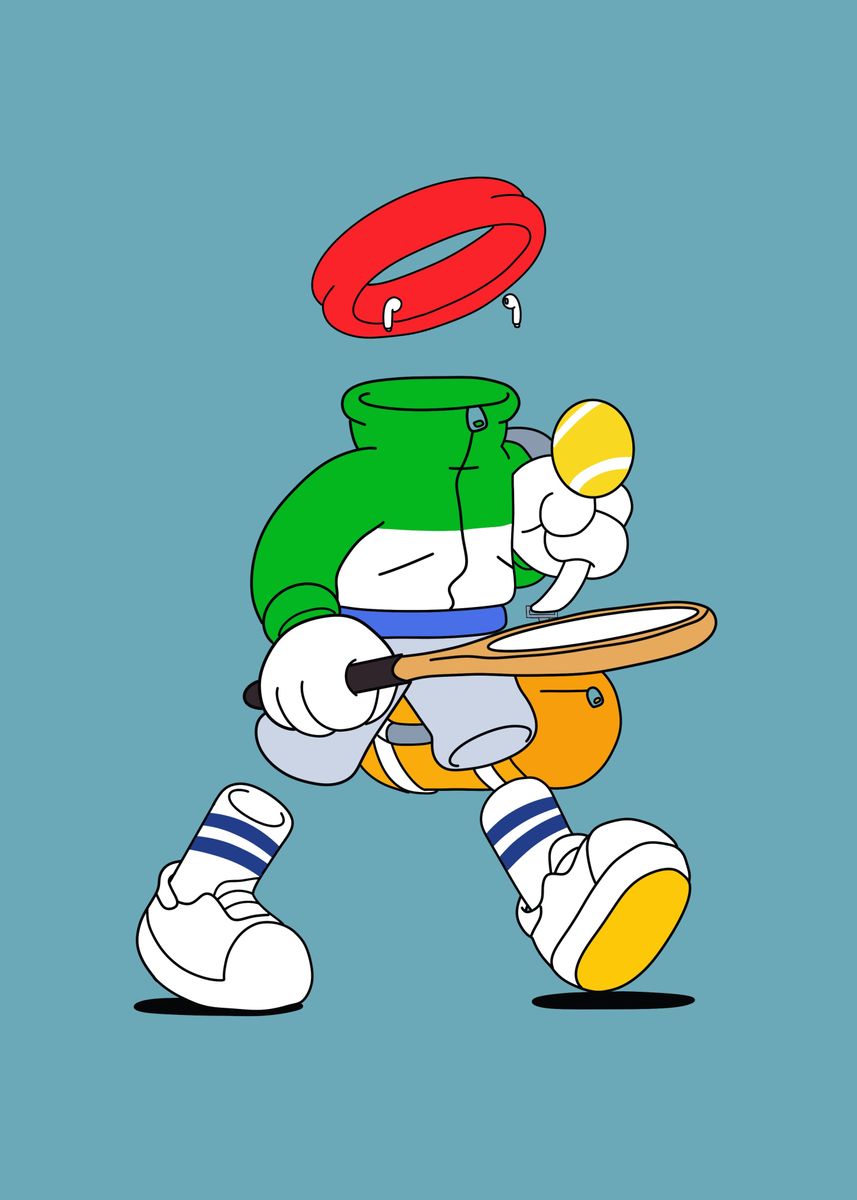 'Invisible friend' Poster, picture, metal print, paint by Karin Studio ...