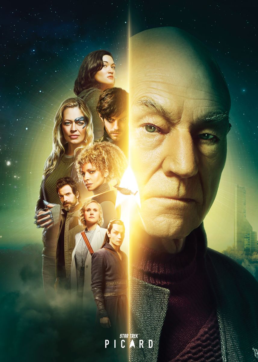 'Star Trek Picard Art' Poster, picture, metal print, paint by Star Trek ...