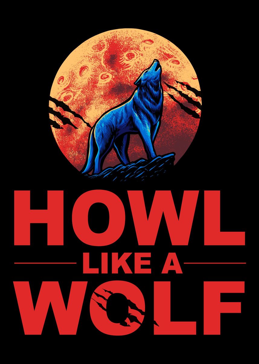 'Wolf Wolves' Poster by BobbyBubble | Displate