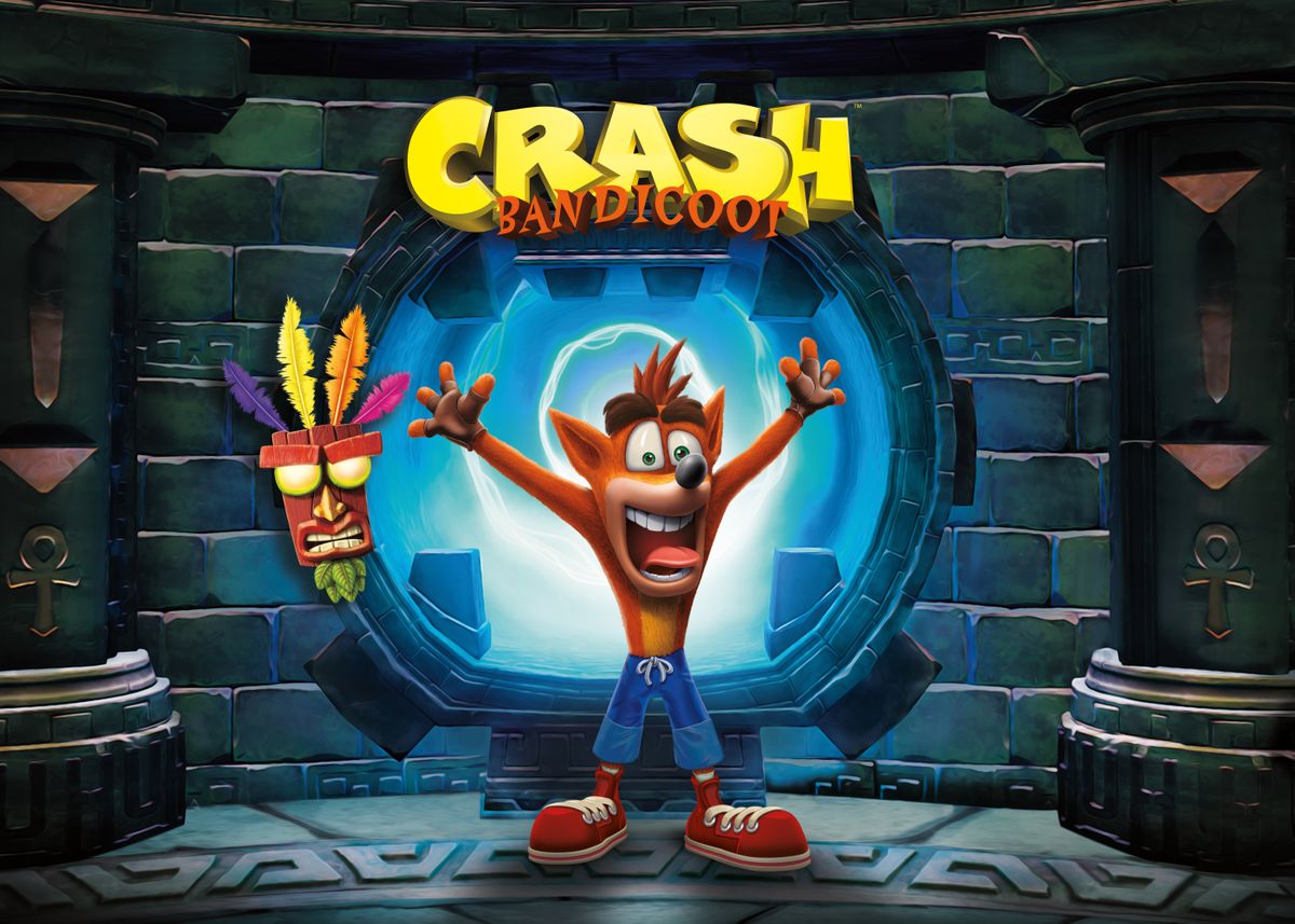 'The Portal' Poster by Crash Bandicoot | Displate