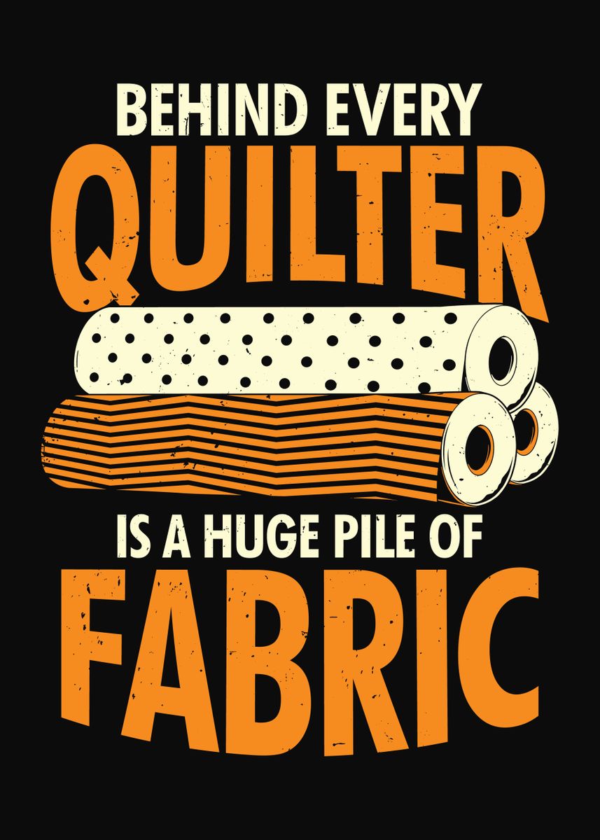 'Quilting Lover Quilter' Poster, picture, metal print, paint by Marcel ...