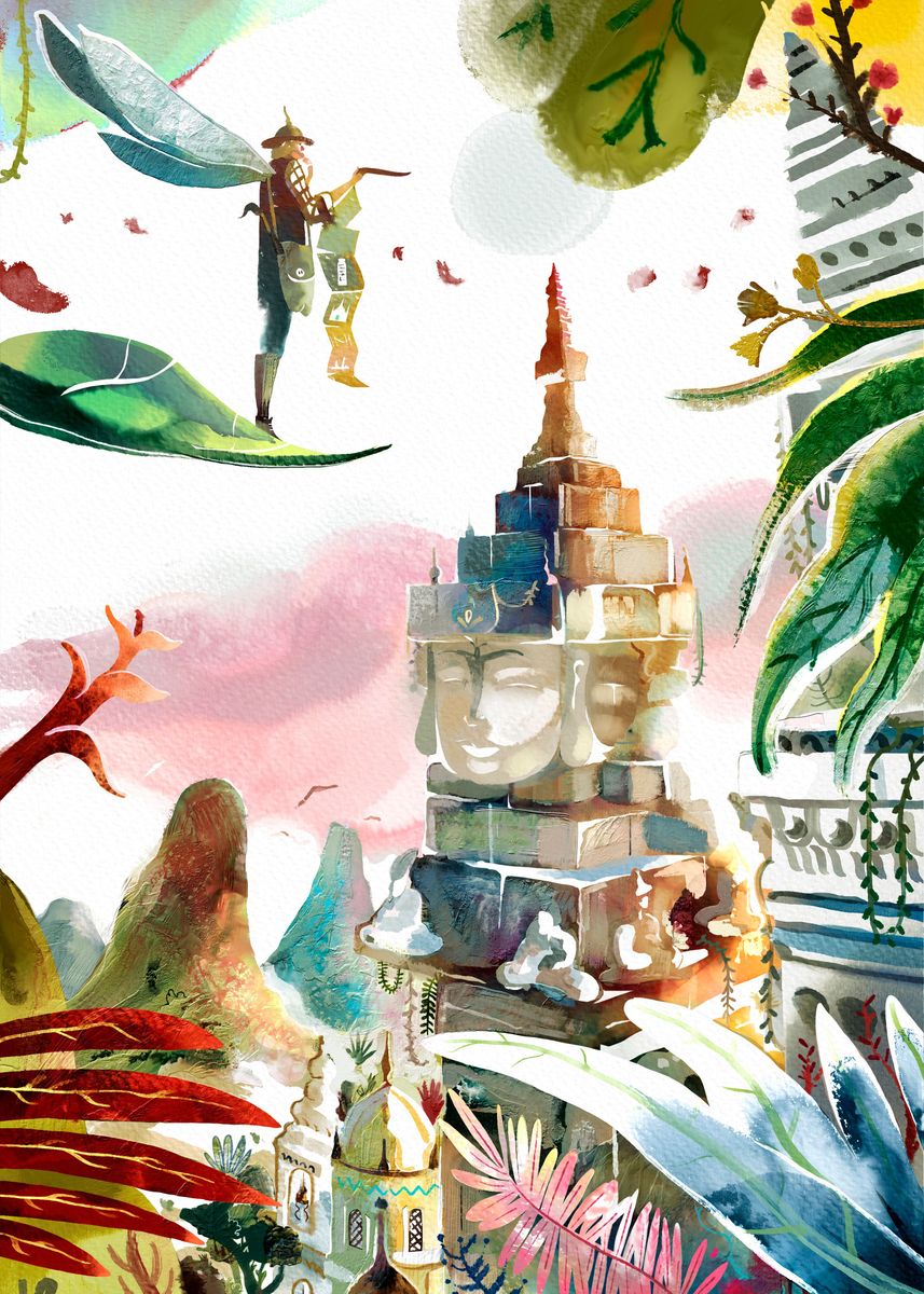 'Ruins' Poster by Daniele Fabbri | Displate