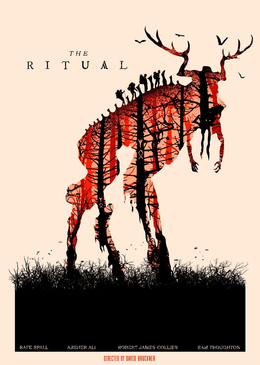 'The ritual minimal poster' Poster, picture, metal print, paint by ...