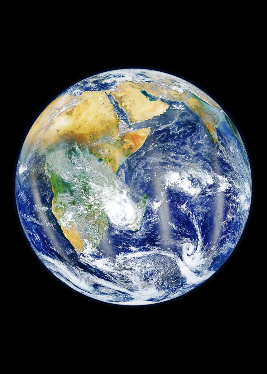 'Planet Earth from Space' Poster, picture, metal print, paint by Max ...