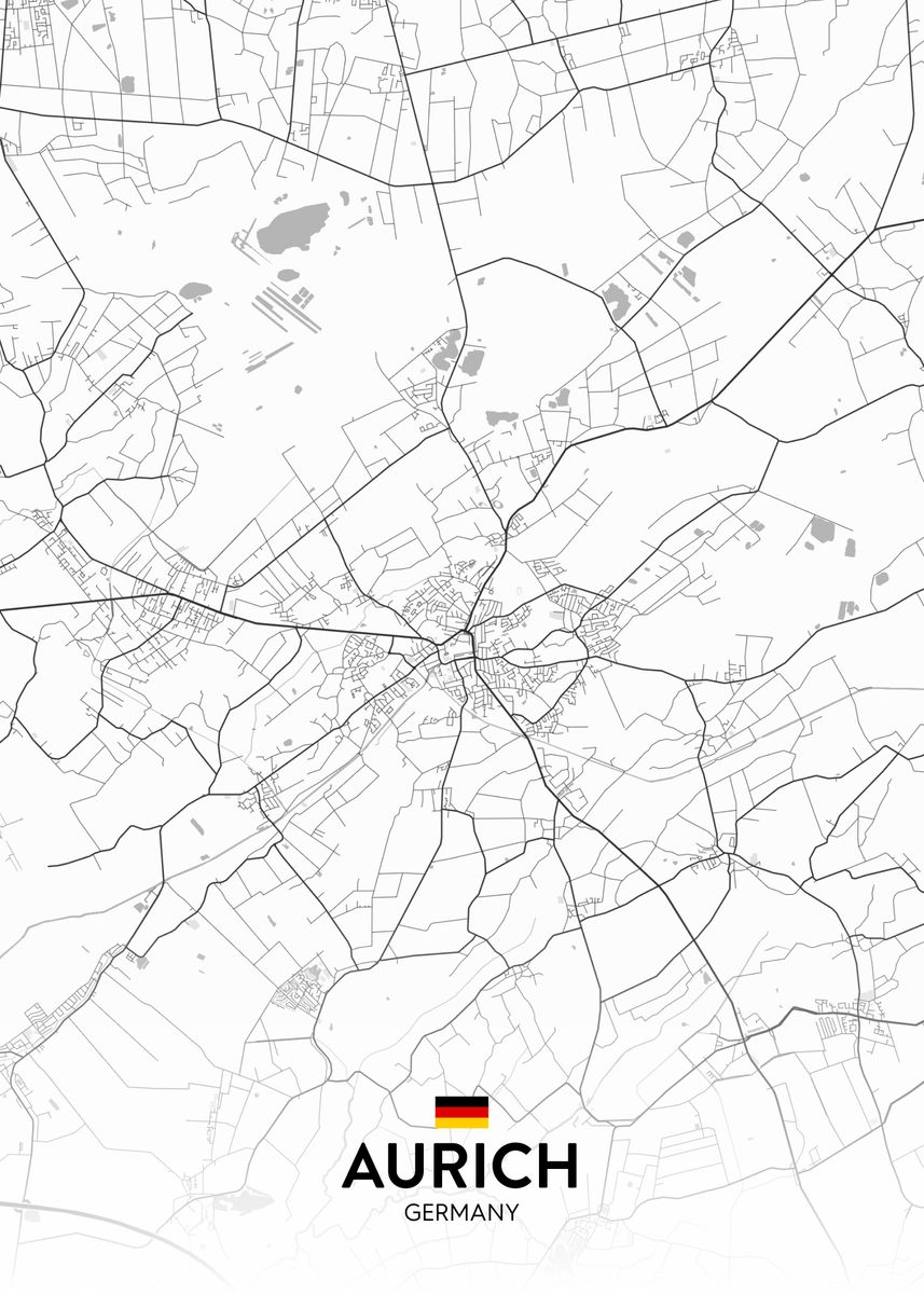 'Aurich DE' Poster by IMR Designs | Displate