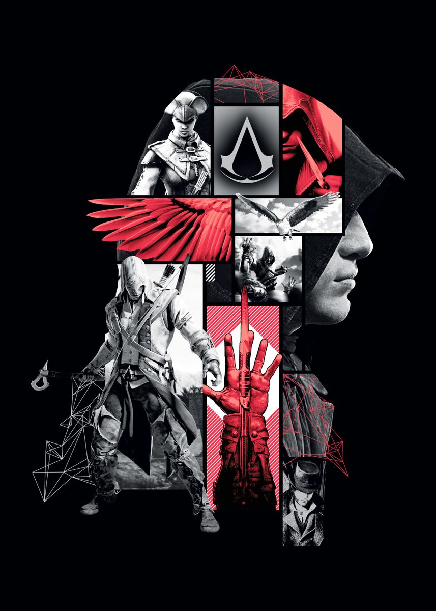 'Assassins Memory' Poster, picture, metal print, paint by Assassin's ...