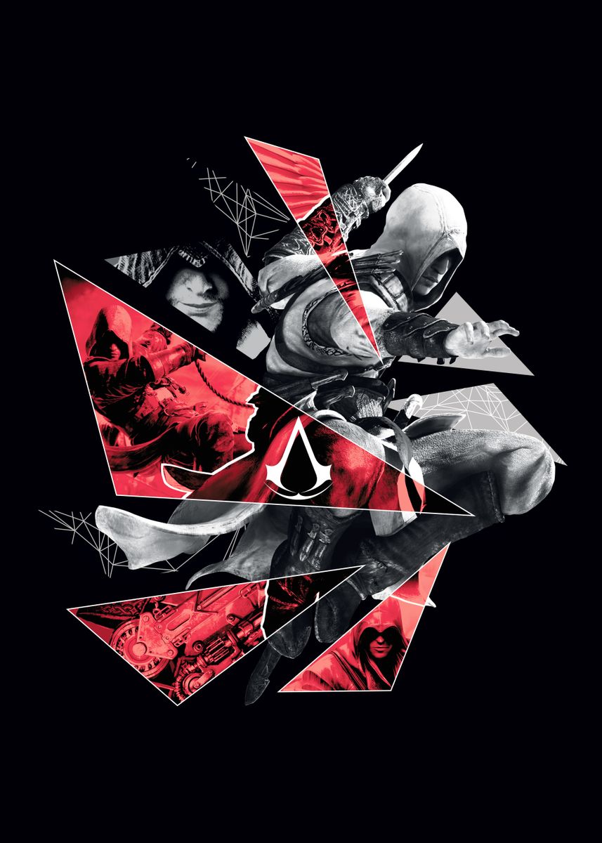 'Memory Attack' Poster, picture, metal print, paint by Assassin's Creed ...