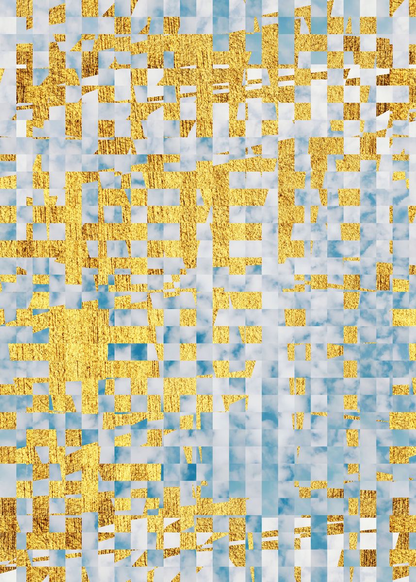 'Gold sky' Poster, picture, metal print, paint by Larisa Siverina ...