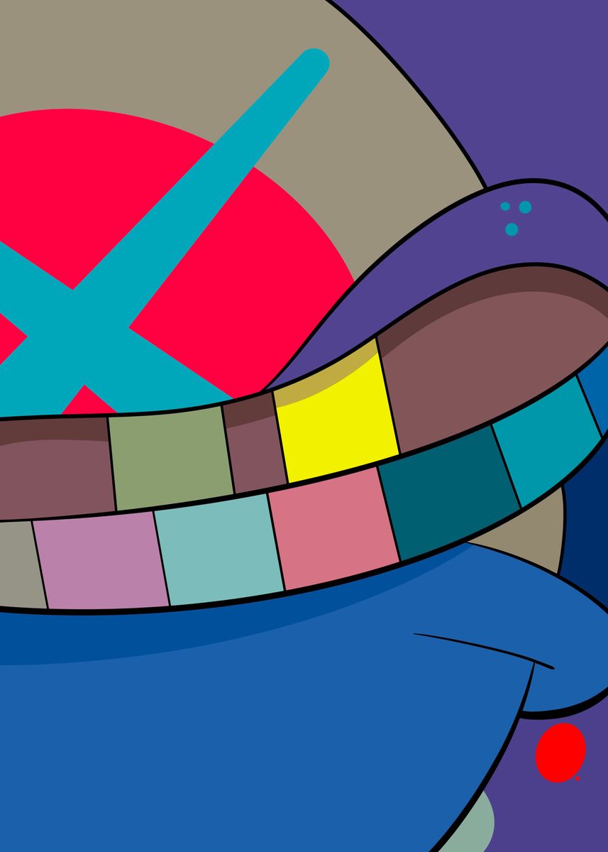 'X eyes' Poster, picture, metal print, paint by Biopic Studio | Displate