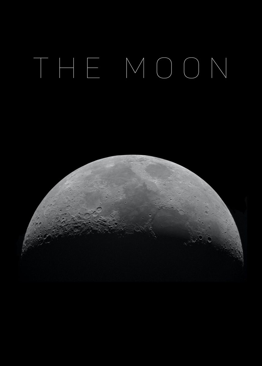'The Moon' Poster, picture, metal print, paint by Artistic Prints ...