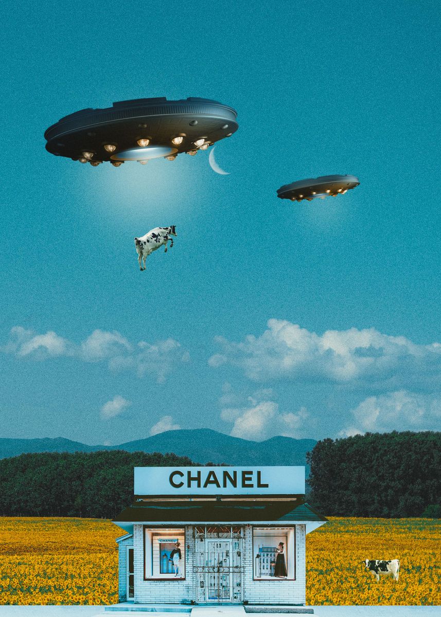 'UFO' Poster, picture, metal print, paint by Jaymorales | Displate