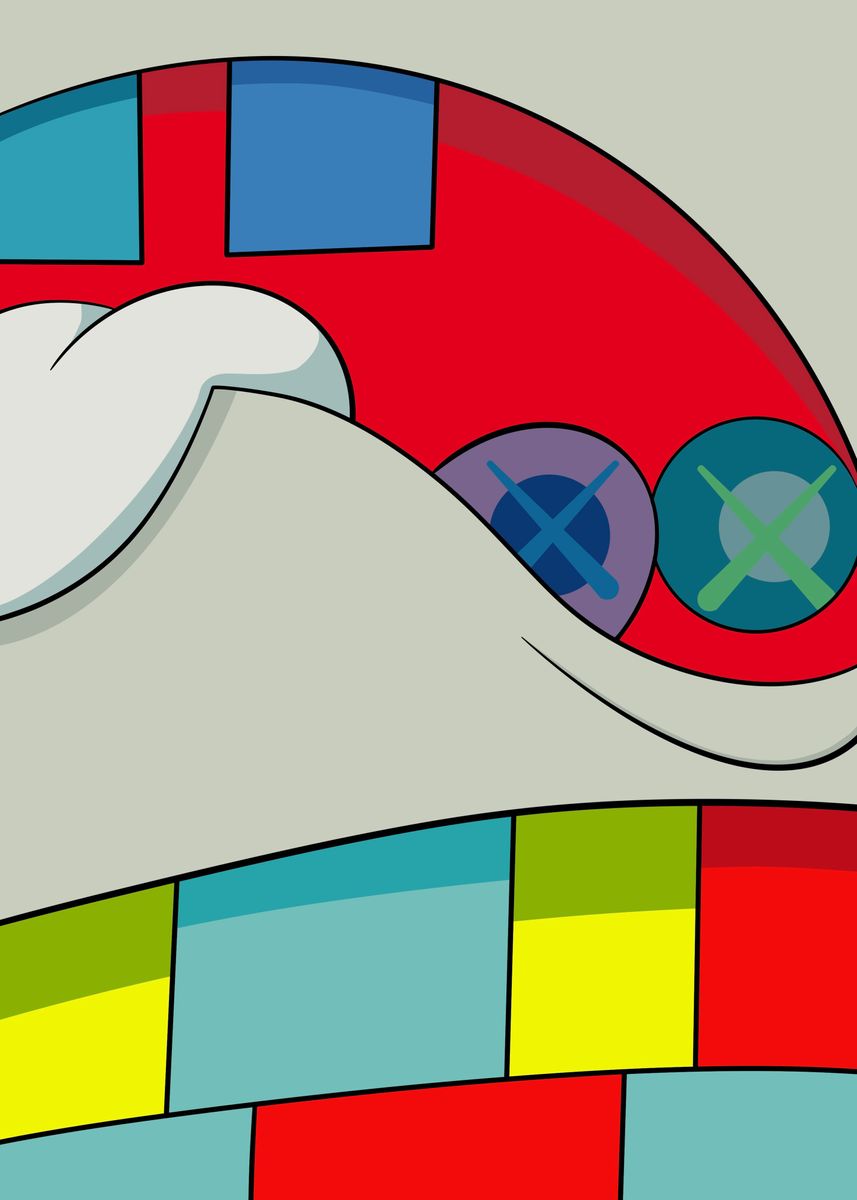 'X eyes' Poster, picture, metal print, paint by Biopic Studio | Displate