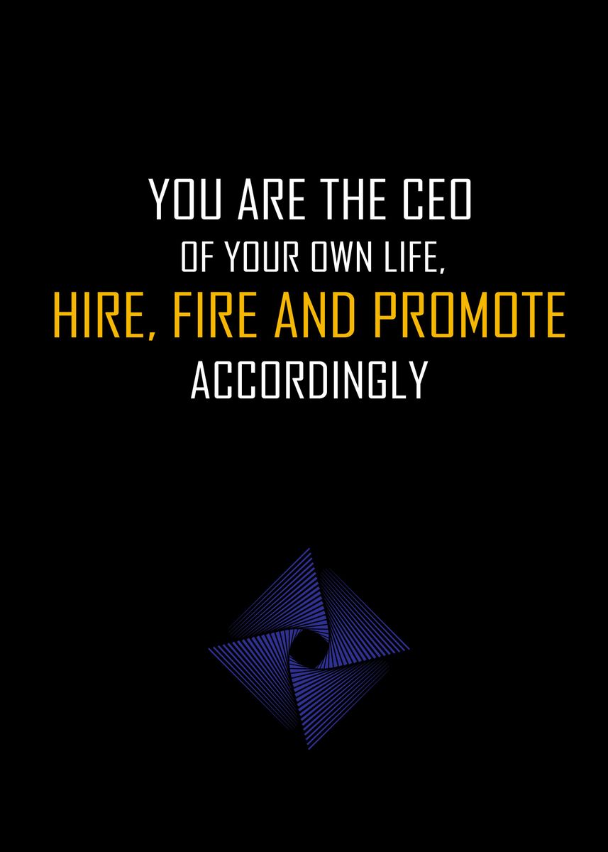 'You are the CEO' Poster by Anime Manga Posters | Displate