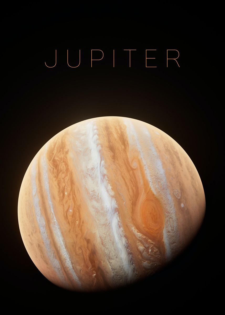 'Jupiter' Poster, picture, metal print, paint by Artistic Prints | Displate