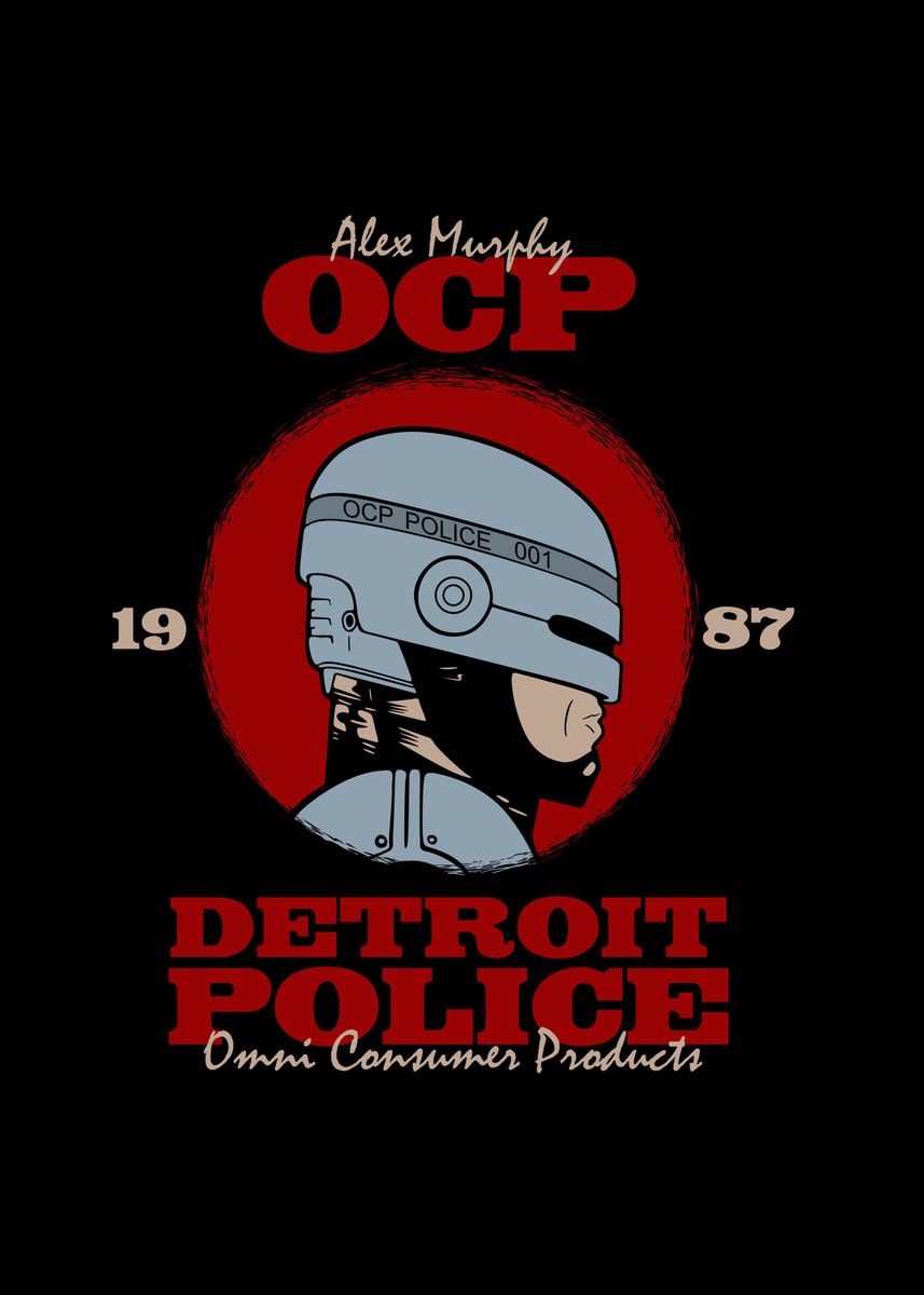 'Detroit Police' Poster by Melonseta | Displate