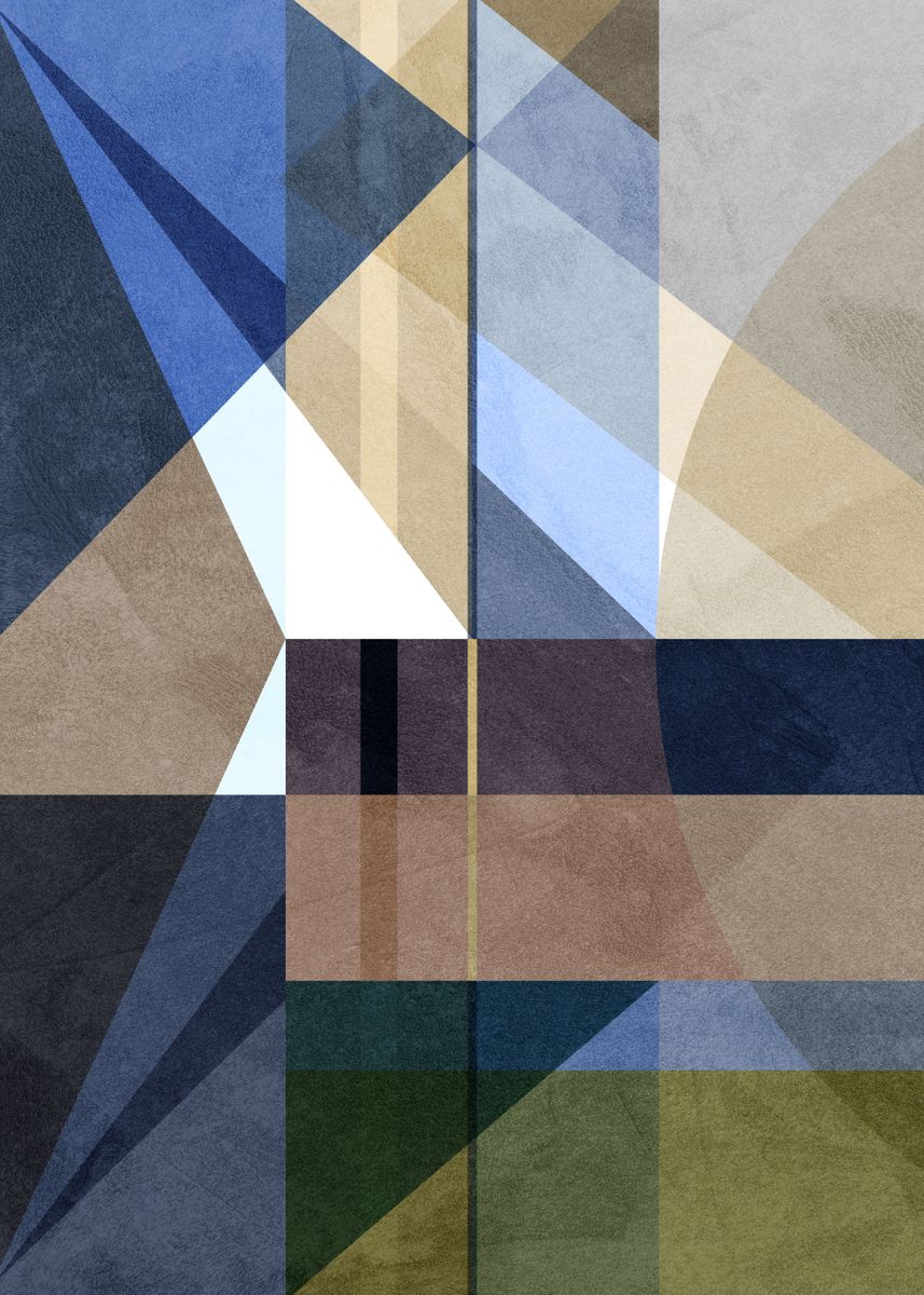 'GEOMETRIC ABSTRACT 15A1' Poster by UillianRius | Displate