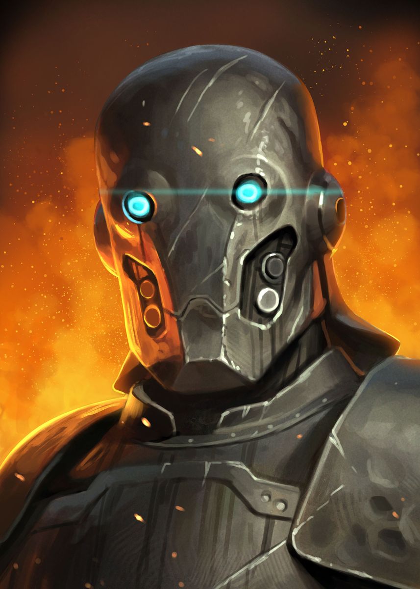 'Iron Demon Hunter' Poster, picture, metal print, paint by Eric Belisle ...