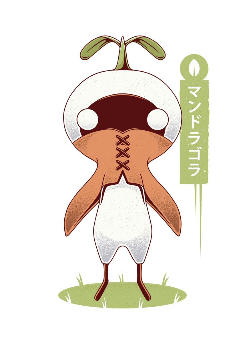 'Mandragora Final Fantasy' Poster, picture, metal print, paint by ...