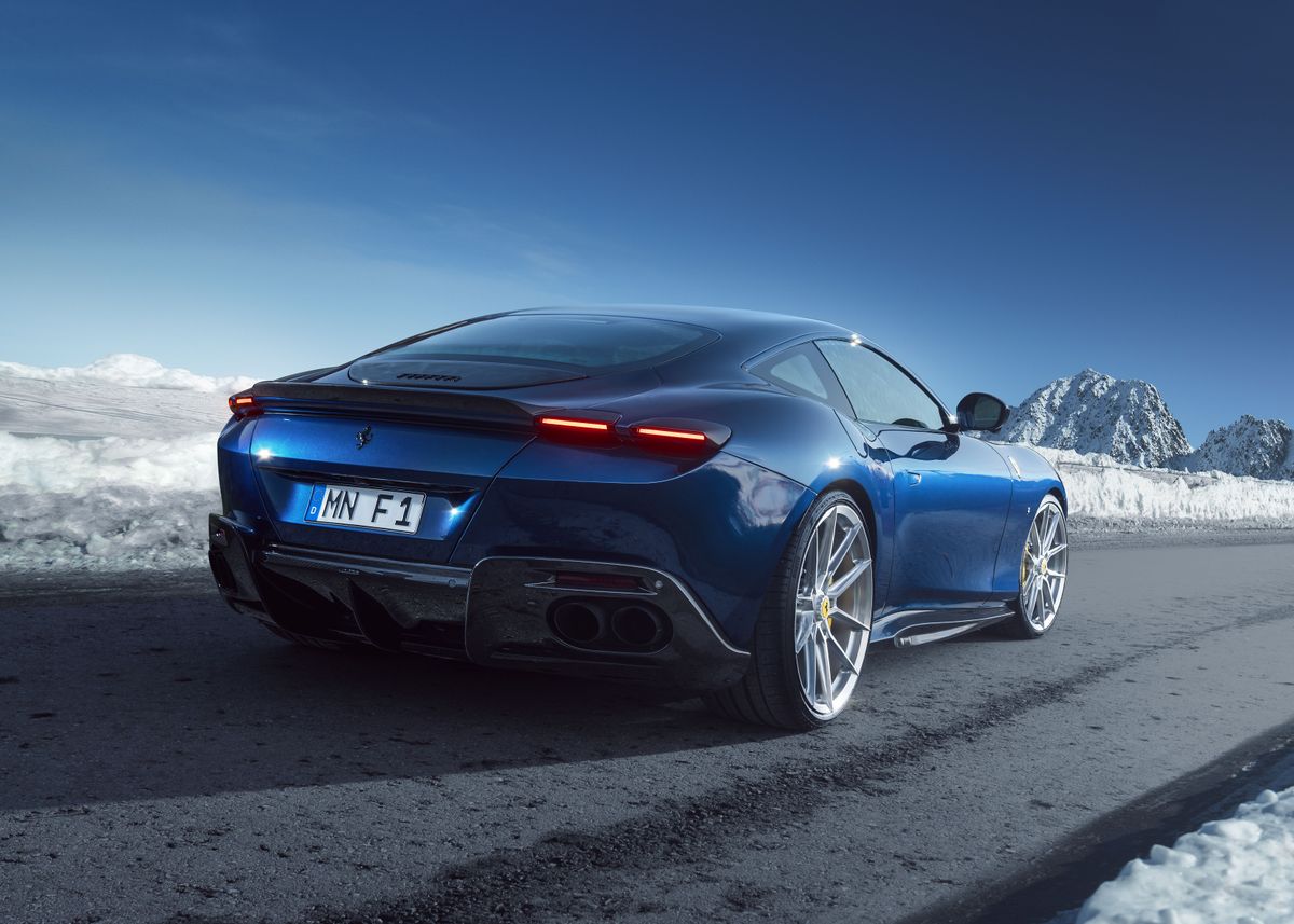 'Ferrari Roma' Poster by Supercar Blonde | Displate