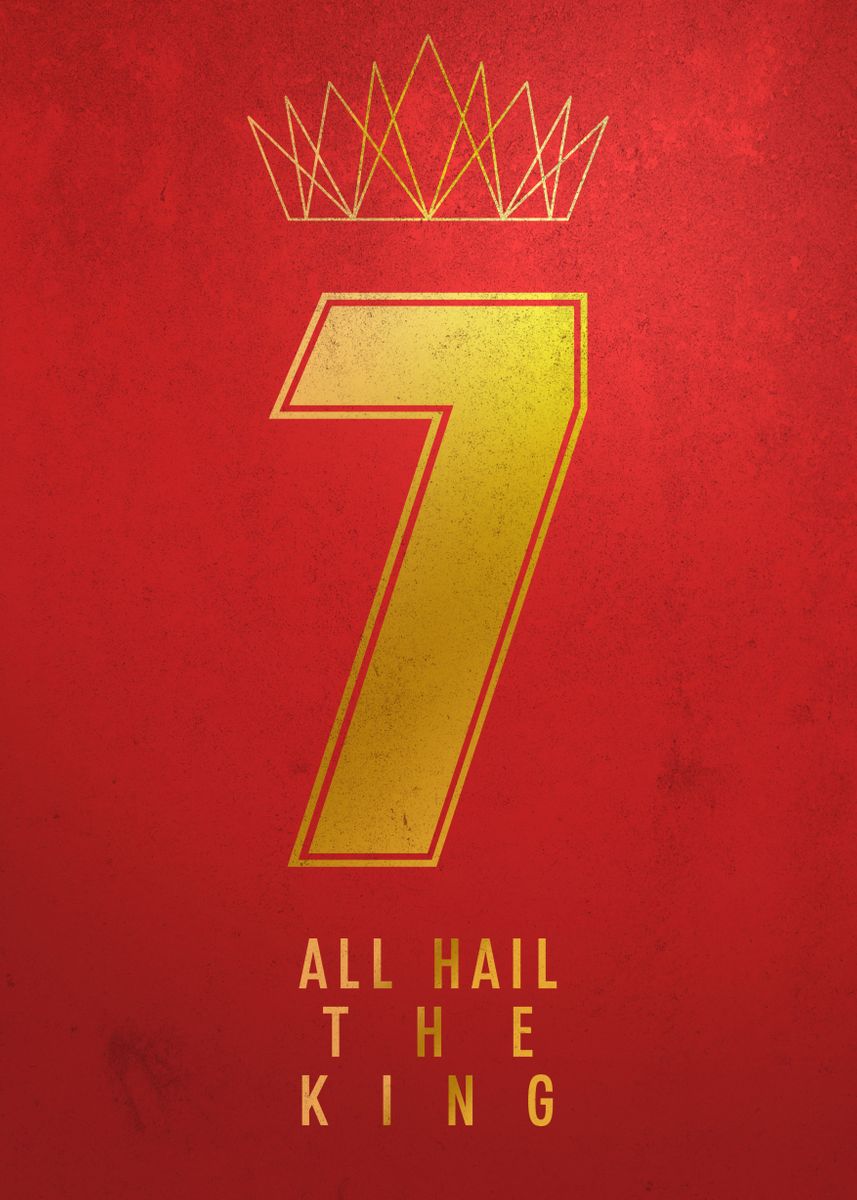 'The King' Poster, picture, metal print, paint by turé | Displate