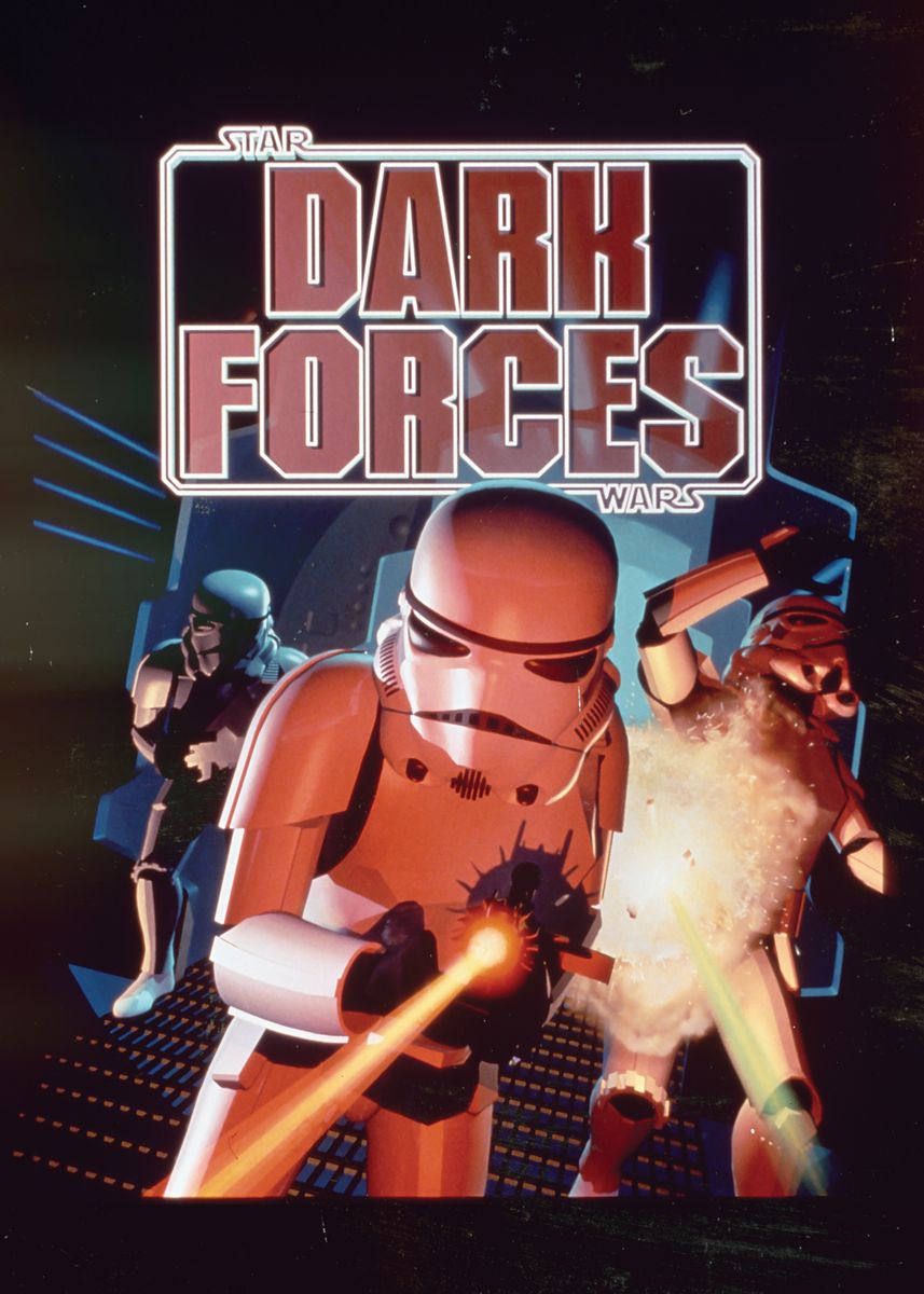 'Dark Forces' Poster, picture, metal print, paint by Star Wars | Displate