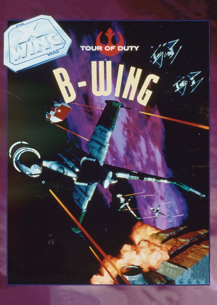 'B-Wing' Poster, picture, metal print, paint by Star Wars | Displate