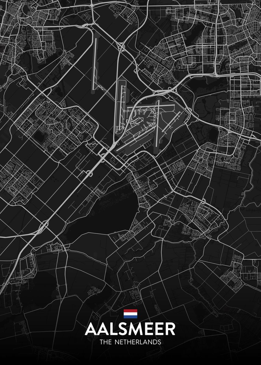 'Aalsmeer NL' Poster, picture, metal print, paint by IMR Designs | Displate