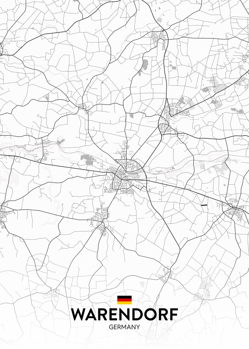 'Warendorf DE' Poster by IMR Designs | Displate