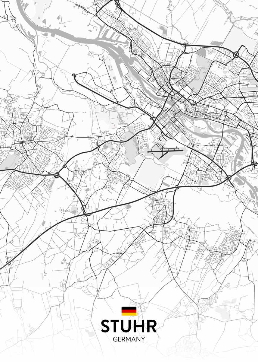 'Stuhr DE' Poster by IMR Designs | Displate