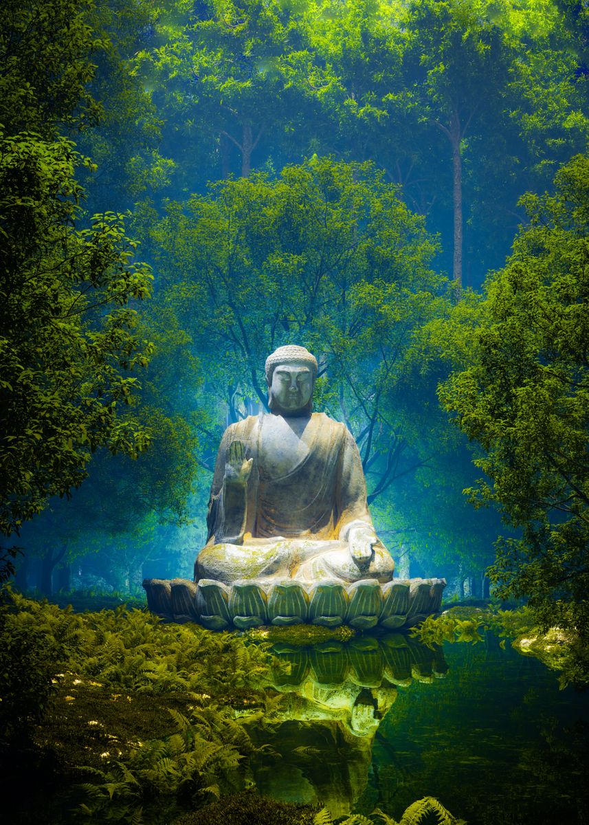 'Acharya' Poster, picture, metal print, paint by Icosphere | Displate