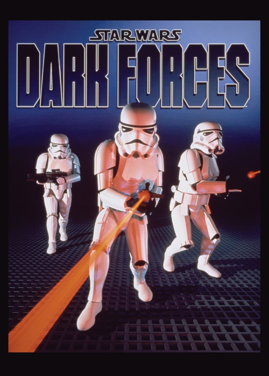 'Dark Forces' Poster, picture, metal print, paint by Star Wars | Displate