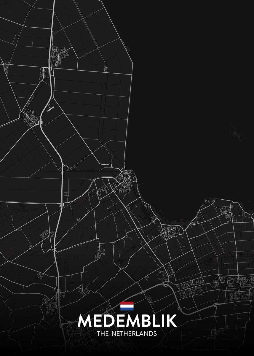 'Medemblik NL' Poster by IMR Designs | Displate