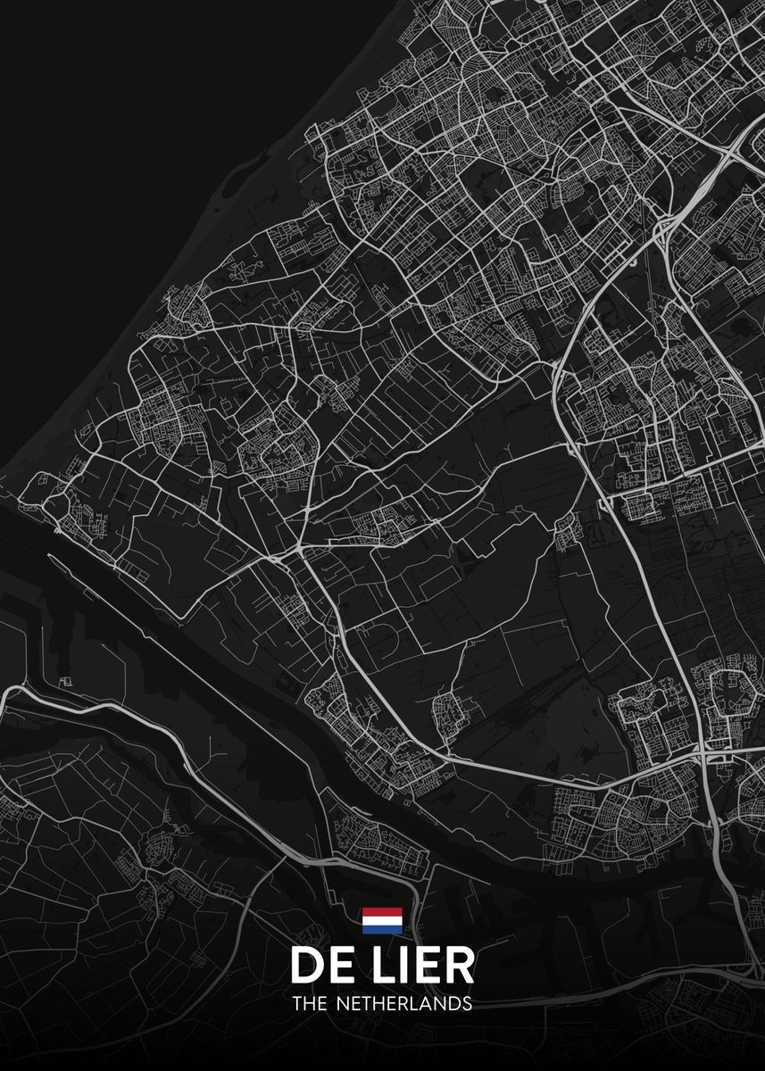 'De Lier NL' Poster, picture, metal print, paint by IMR Designs | Displate