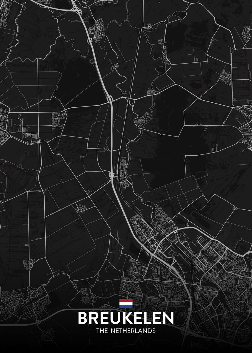 'Breukelen NL' Poster by IMR Designs | Displate