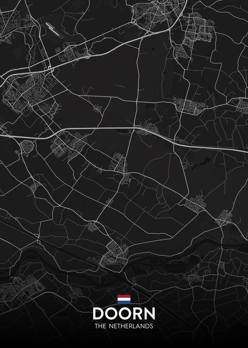 'Doorn NL' Poster, picture, metal print, paint by IMR Designs | Displate