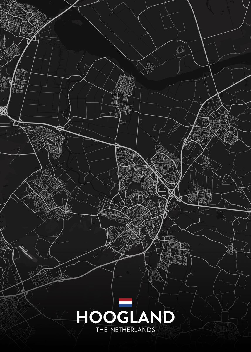 'Hoogland NL' Poster, picture, metal print, paint by IMR Designs | Displate