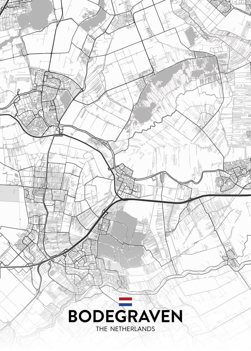 'Bodegraven NL' Poster by IMR Designs | Displate