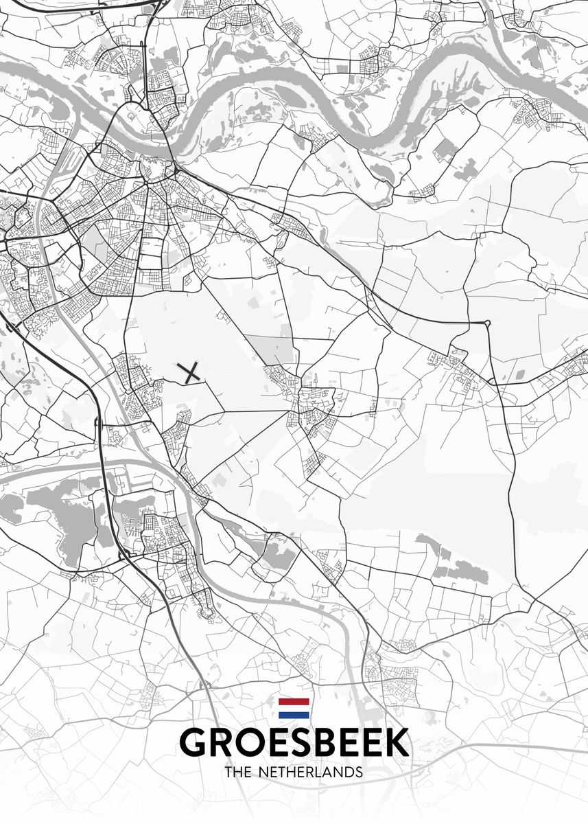 'Groesbeek NL' Poster, picture, metal print, paint by IMR Designs ...