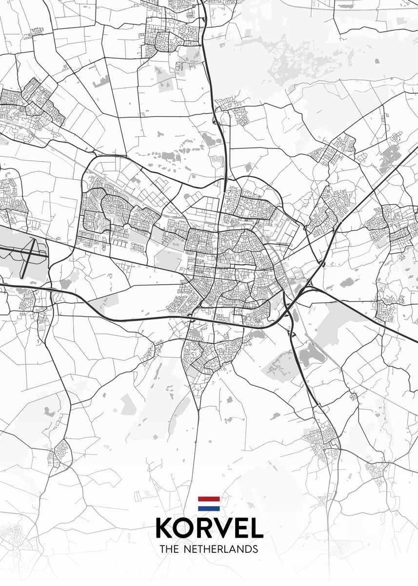 'Korvel NL' Poster by IMR Designs | Displate