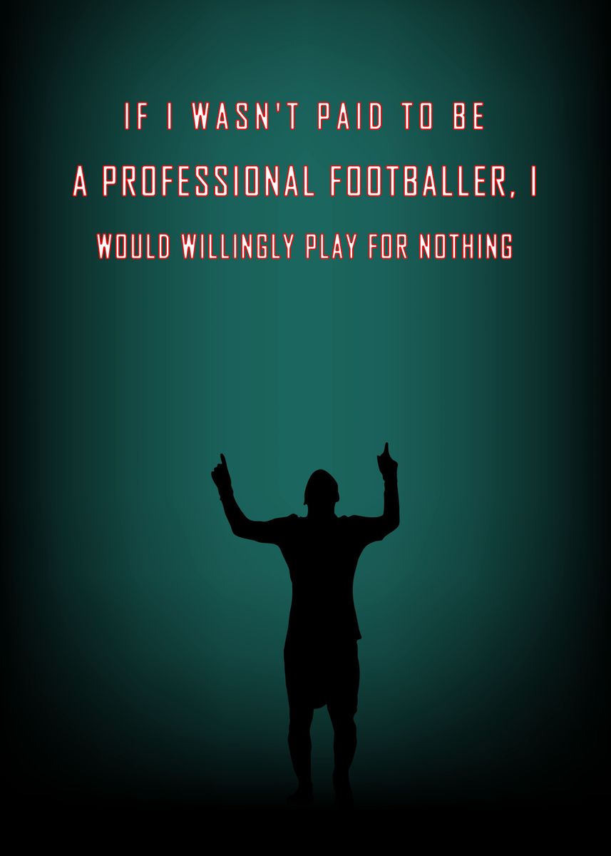 'Best Football Quotes ' Poster by Retro Football | Displate