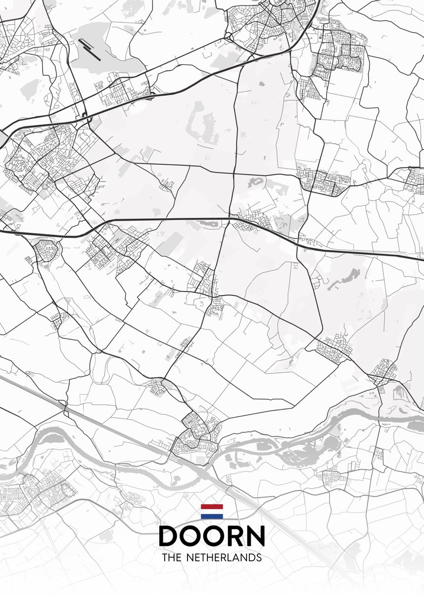 'Doorn NL' Poster, picture, metal print, paint by IMR Designs | Displate