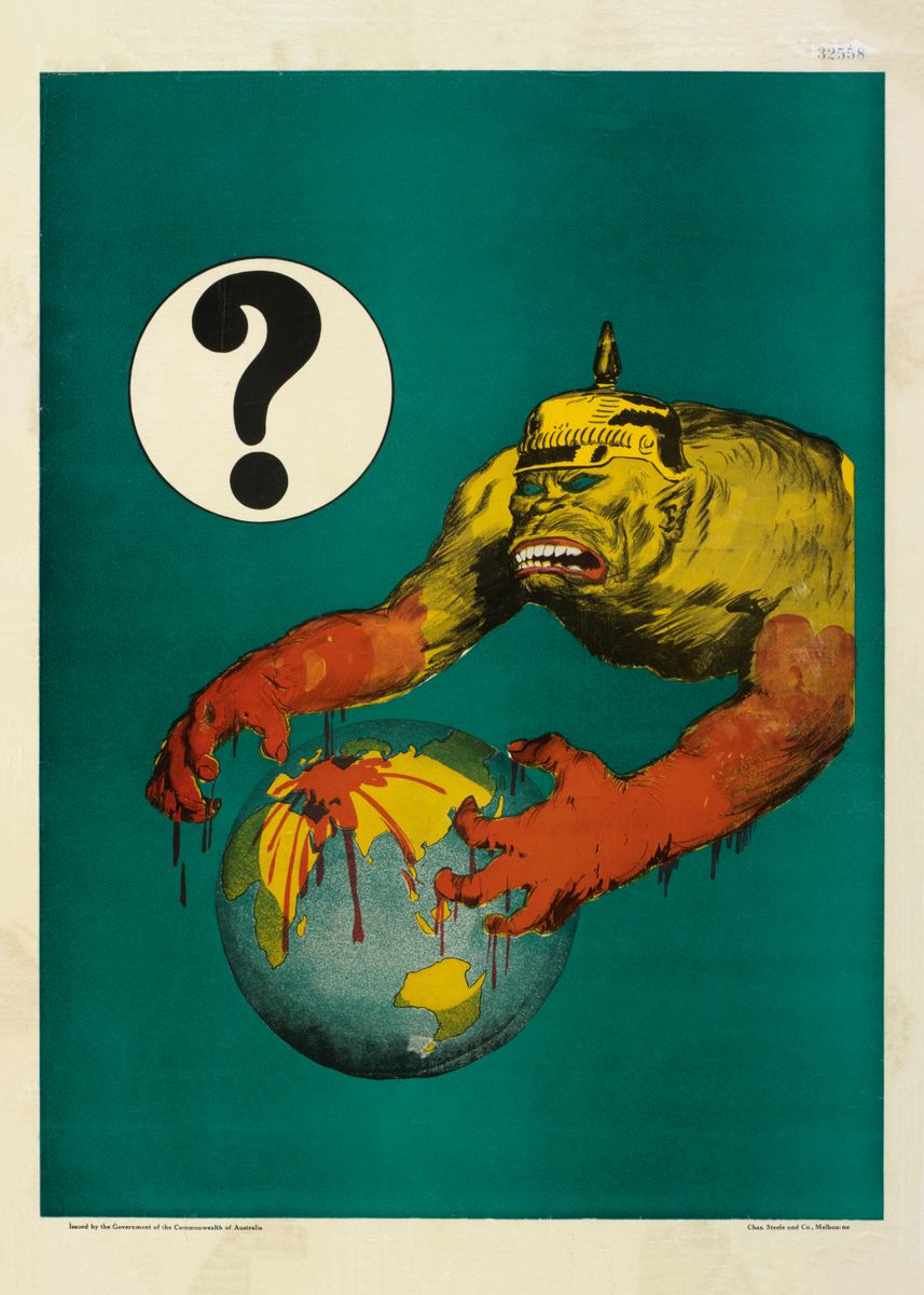 'The Question Mark' Poster, picture, metal print, paint by Imperial War ...