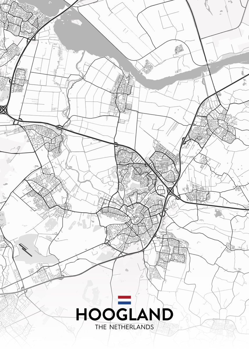 'Hoogland NL' Poster, picture, metal print, paint by IMR Designs | Displate