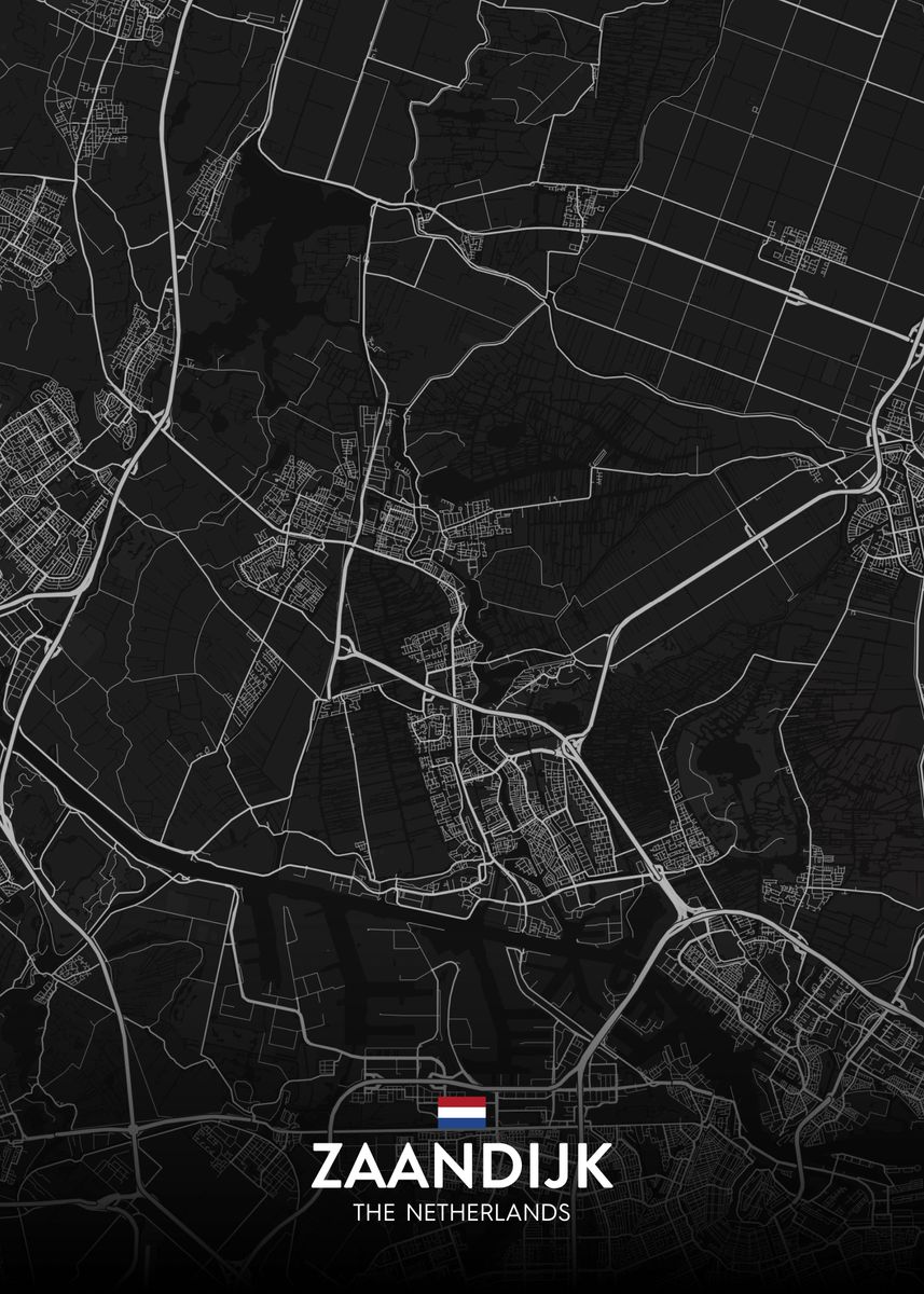 'Zaandijk NL' Poster, picture, metal print, paint by IMR Designs | Displate