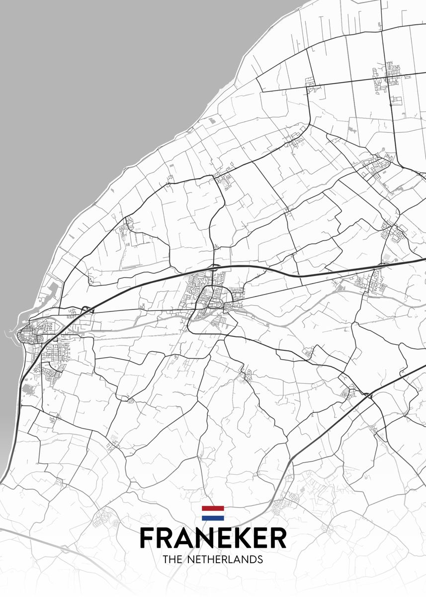 'Franeker NL' Poster, picture, metal print, paint by IMR Designs | Displate