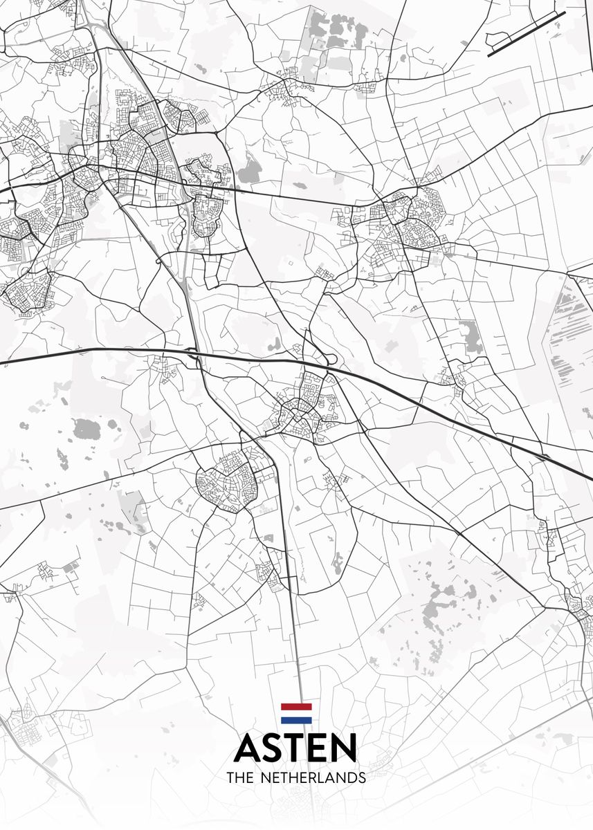 'Asten NL' Poster, picture, metal print, paint by IMR Designs | Displate