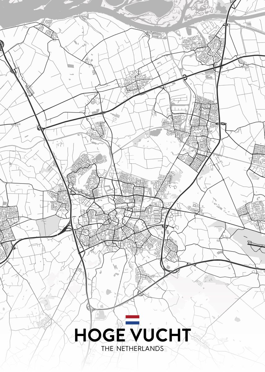 'Hoge Vucht NL' Poster, picture, metal print, paint by IMR Designs ...