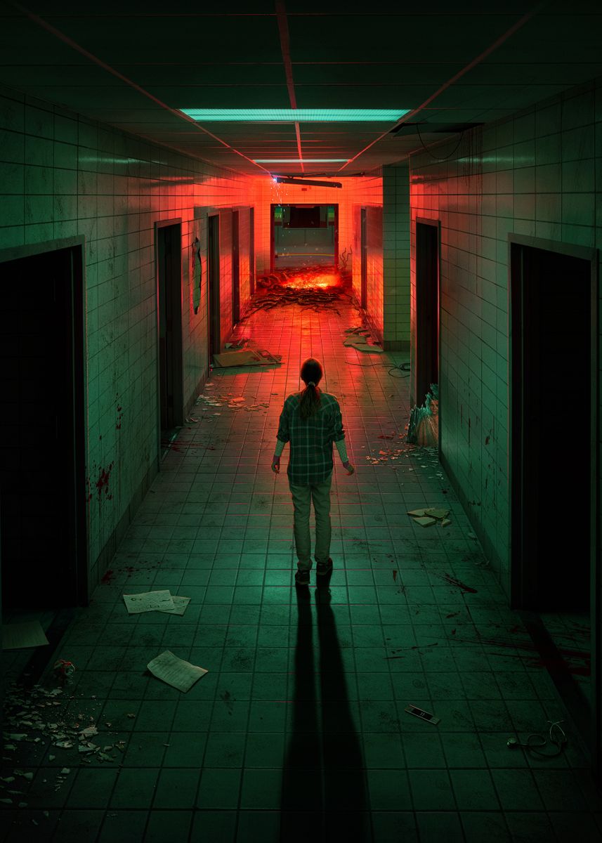 'Lab' Poster, picture, metal print, paint by Stranger Things Series ...